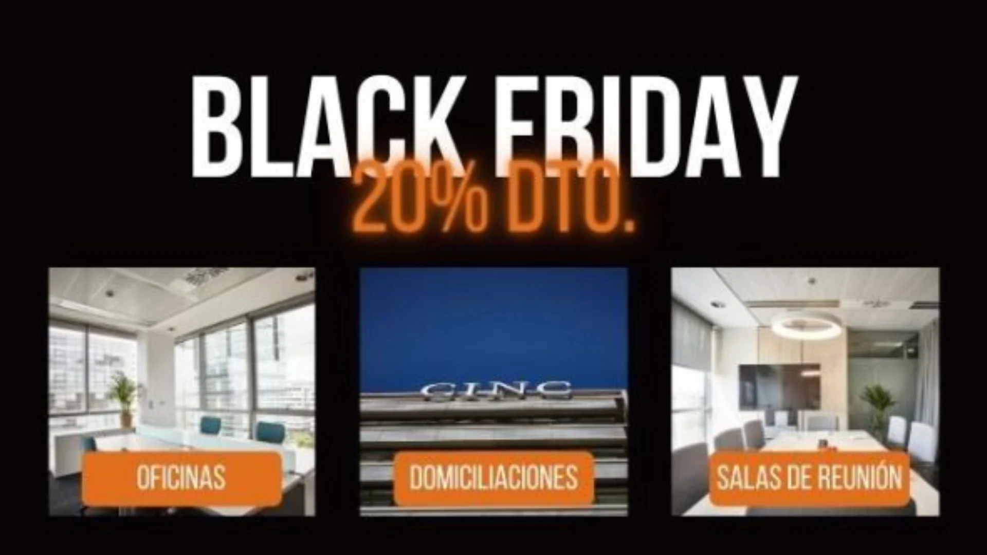 The Black Days arrive at CINC: 20% off all our coworking services - CINC